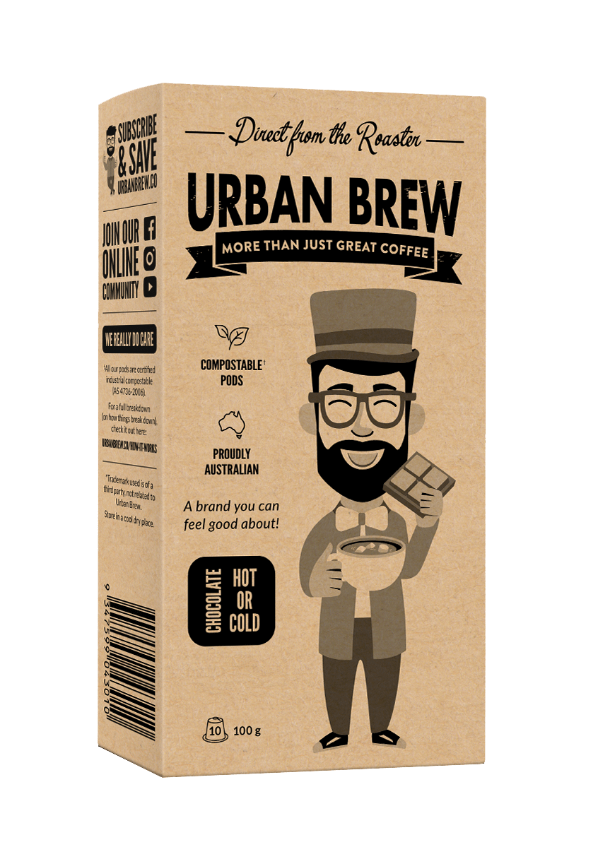 Nespresso® Compatible Compostable Coffee Pods | Chocolate | Urban Brew – Urban Brew UK