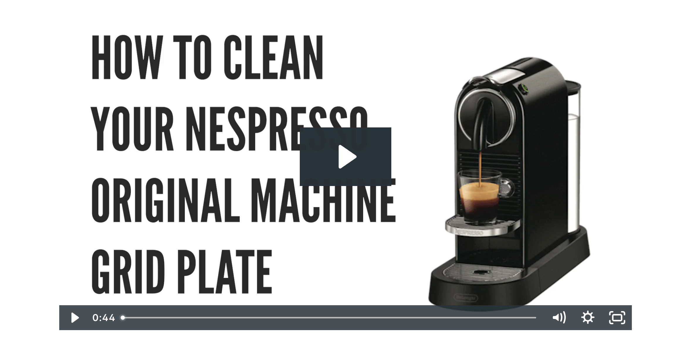 How to clean your Nespresso Original Line Gridplate – Urban Brew UK