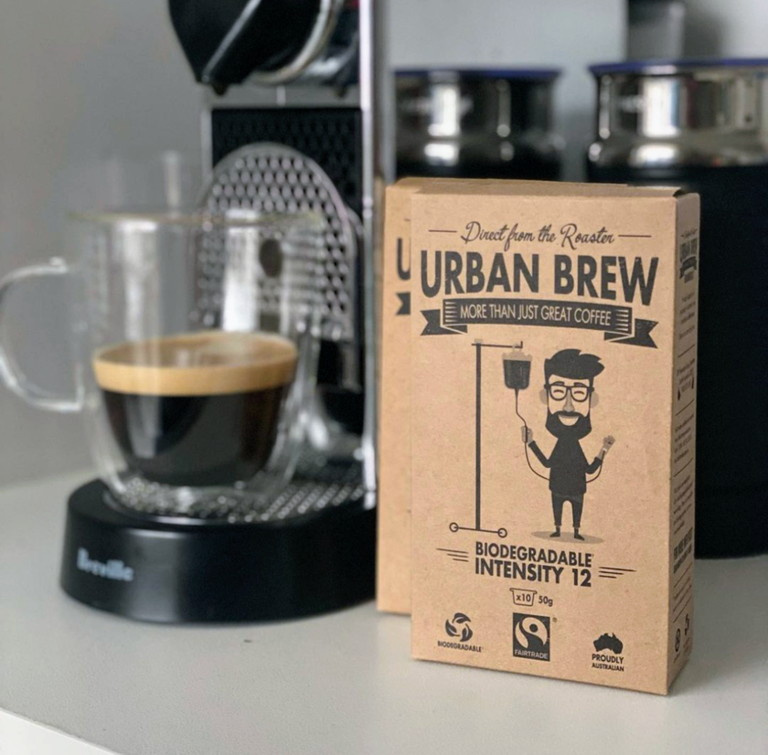 Nespresso® Compatible Compostable Coffee Pods | Very Intense #12 | Urban Brew – Urban Brew UK