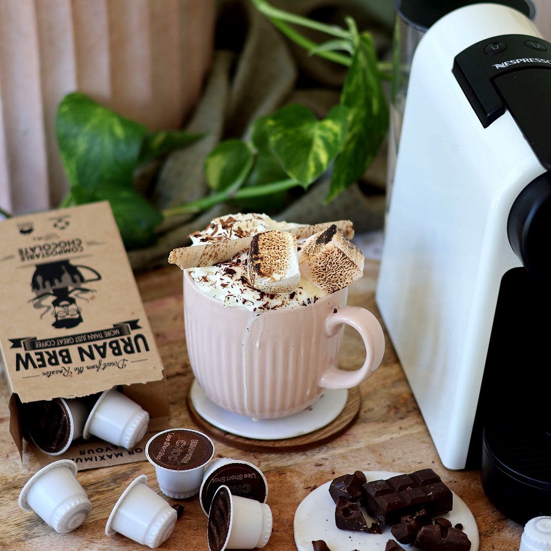 Nespresso® Compatible Compostable Coffee Pods | Chocolate | Urban Brew – Urban Brew UK