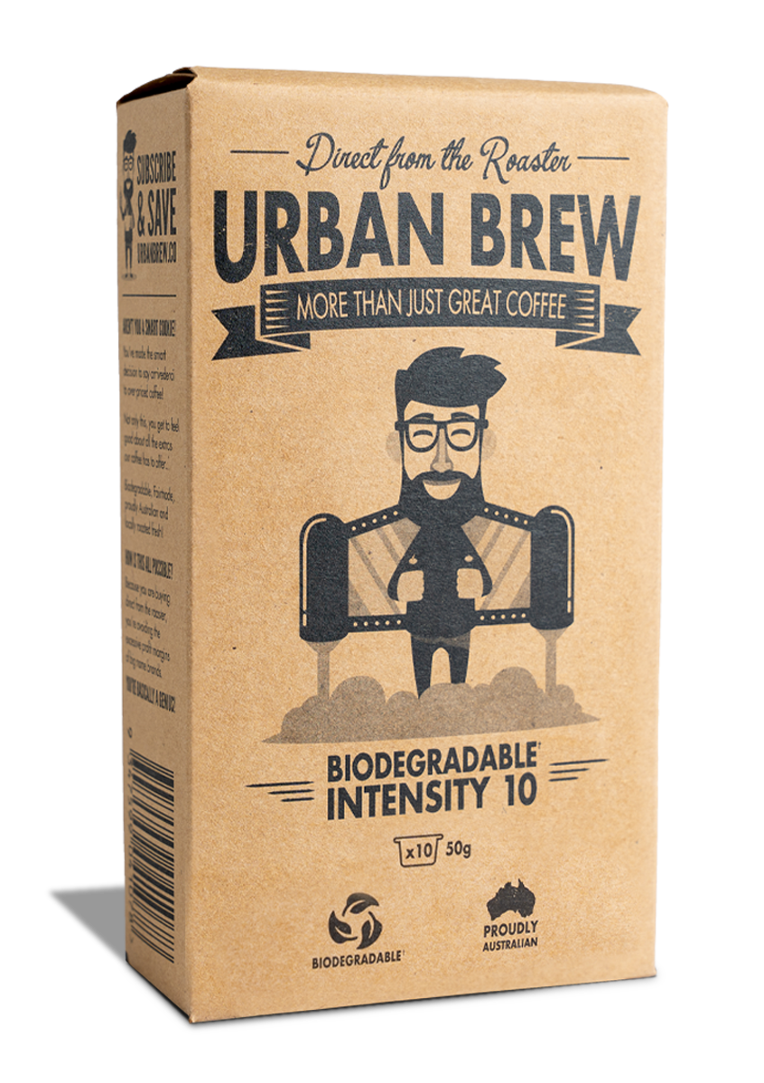 Nespresso® Compatible Compostable Coffee Pods | Intense #10 | Urban ...